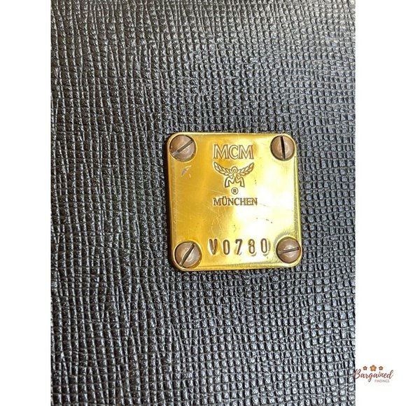 MCM | Bags | Authentic Mcm Vintage Studded Logo Shoulder Bag | Poshmark